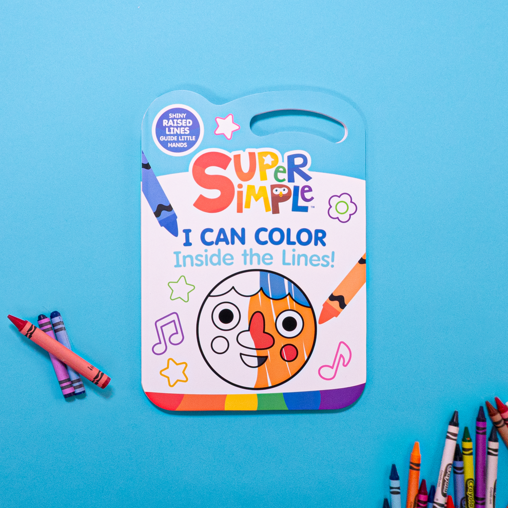 Super Simple I Can Color Inside the Lines | Coloring Book – Super ...