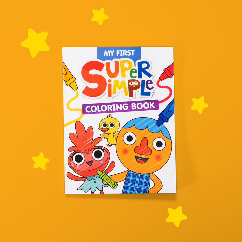 My First Super Simple Coloring Book – Super Simple Shop