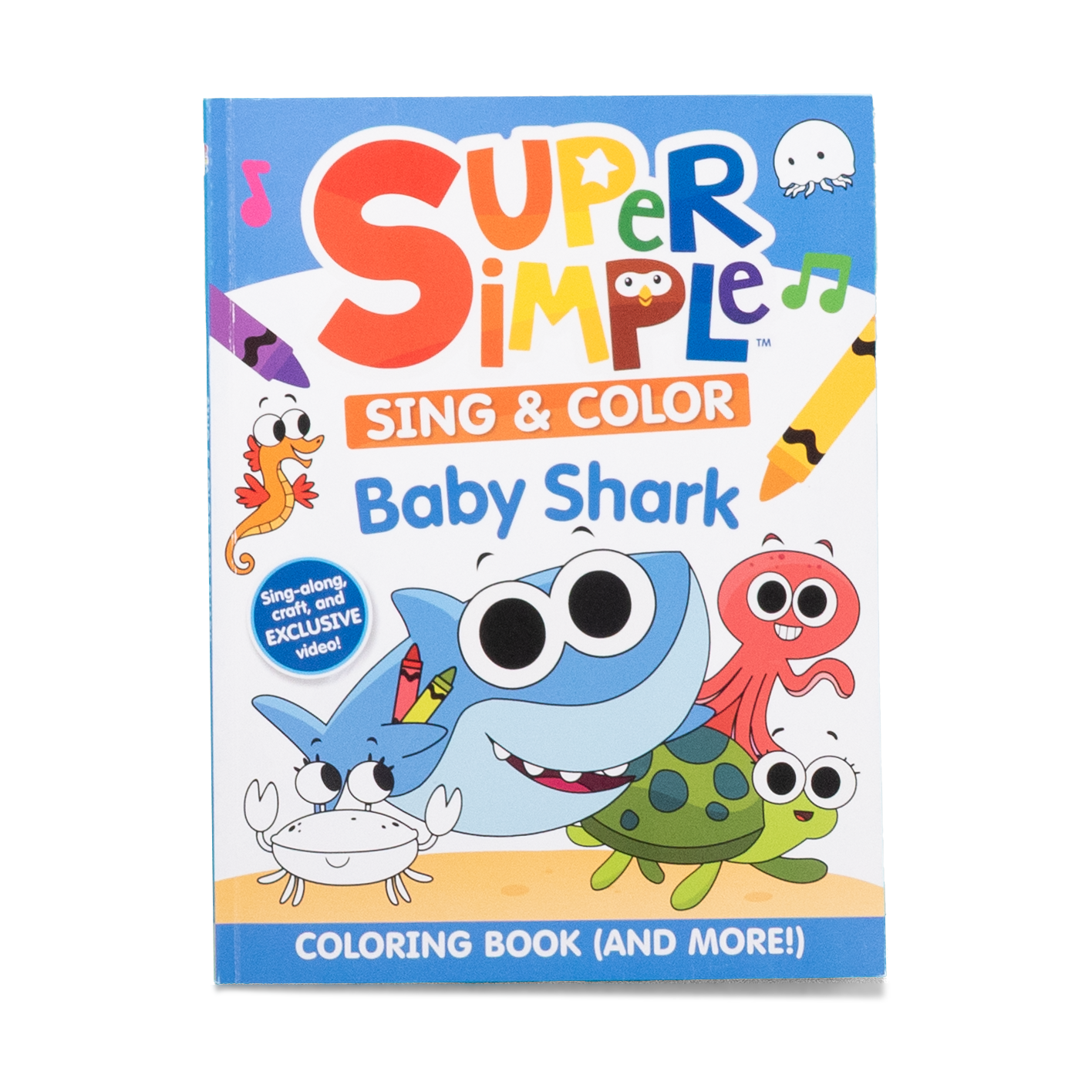Super Simple Sing & Color: Baby Shark | Coloring Book – Super Simple Shop